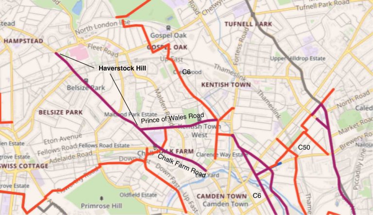 Haverstock Hill Cycle Lanes – Camden Cyclists